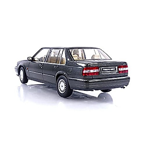 Solido 1:18 Triple 9 1996 Volvo 960 Dark Grey Metallic Die-Cast Model Car