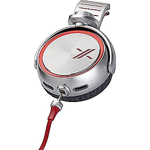 Koffmon MDR-X10 Replacement Auxiliary Aux Flat Cable Built-in Microphone and Volume Control Compatible with Sony MDR-XB920 MDR-X910 Headset (Red)