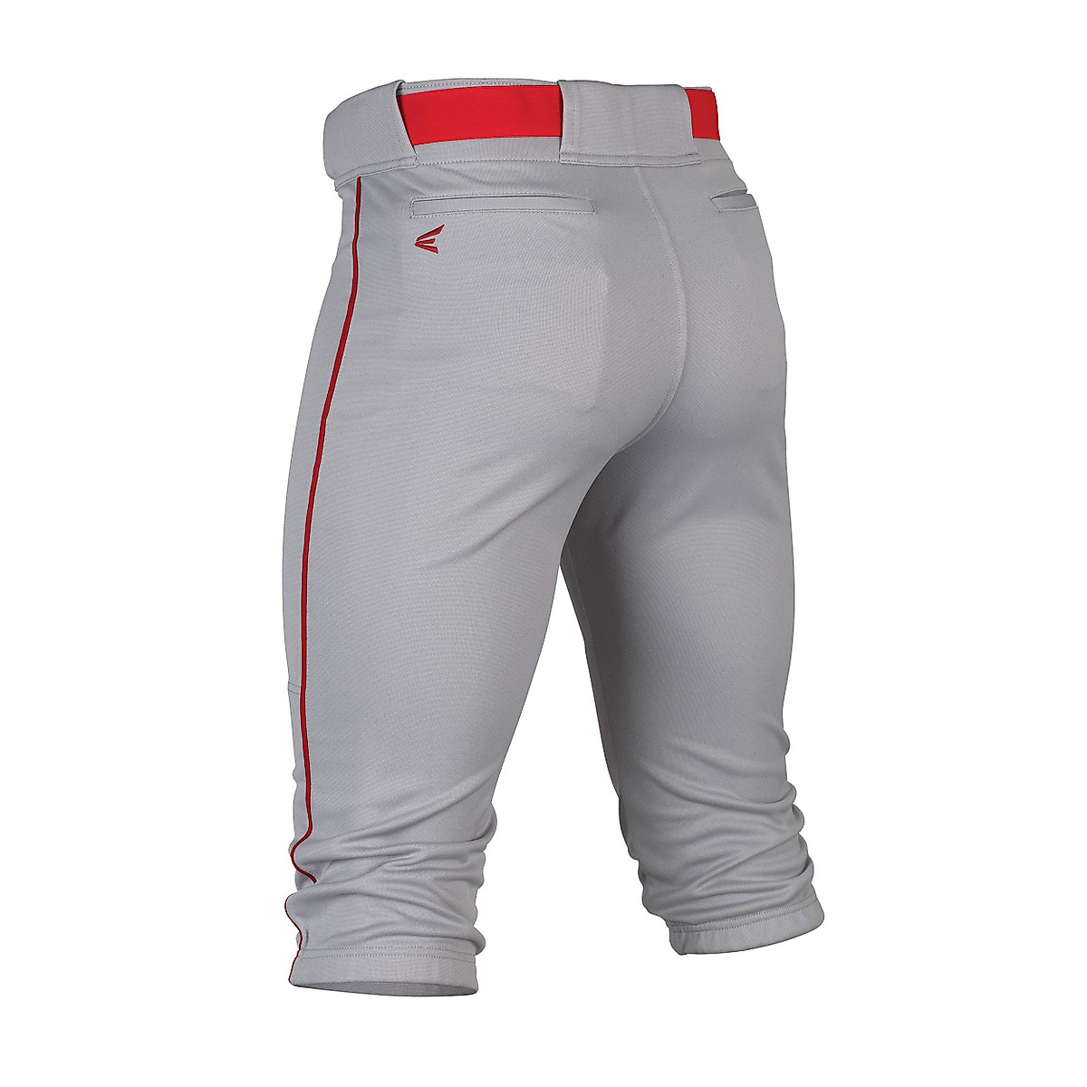 Easton | RIVAL+ Knicker Piped Baseball Pant | Grey/Red | Youth | XLarge