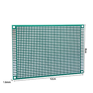 FTVOGUE 10pcs PCB Board 8x12cm, Double Side Prototype Experimental Development Plate,Development Kits and Boards