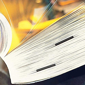 CJ Tech Metal Bookmark, Stylish Bookmarks, Teacher Valentine Gift, Unique Gift for Women, Men, Readers, Light&Durable Reward Bookmark with ANODIZING Technology, SuperGrip U-Shape Design-Dark Gray