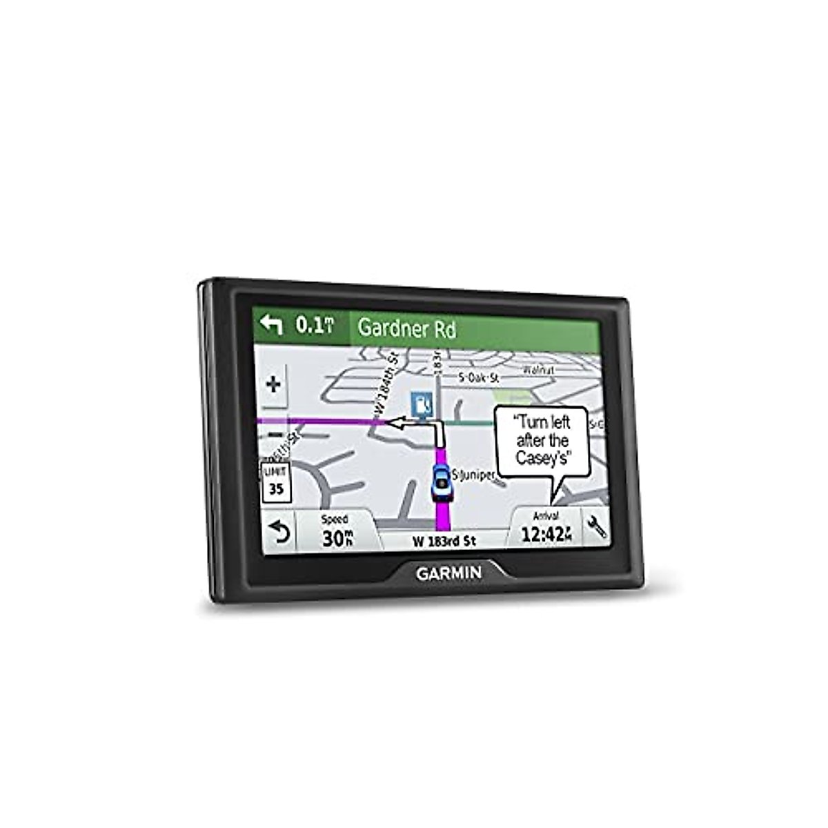 Garmin Drive 51 USA LM GPS Navigator System with Lifetime Maps, Spoken Turn-By-Turn Directions, Direct Access, Driver Alerts, TripAdvisor and Foursquare Data (Renewed)