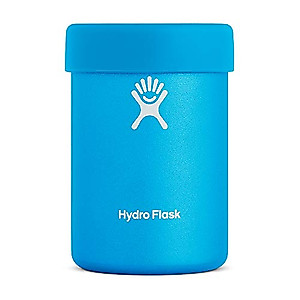 Hydro Flask Can Cooler Cup - Stainless Steel & Vacuum Insulated - Removable Rubber Boot - 12 oz, Pacific