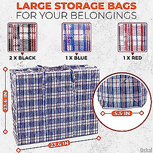 4Pcs Extra Large Laundry Bag for Storage Box with Zipper Laundry Bags - Storage Bags with Handles with Durable Zipper, Moving Storage Bags, Travel Laundry Bag with Handles for Cloths, Bedding ksi