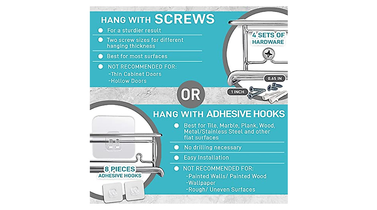 Ultimate Hostess Spice Rack Wall Mount - Spice Organizer for Cabinet ...