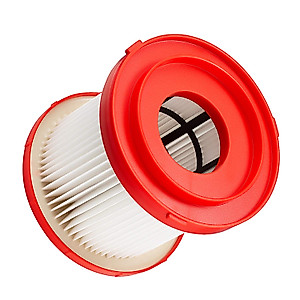 2 Pack Wet Dry Vacuum HEPA Filter Replacement 49-90-1900 Compatible with Milwaukee Cordless Vacuum - for Milwaukee Cordless M18 Vacuum 0780-20 0880-20