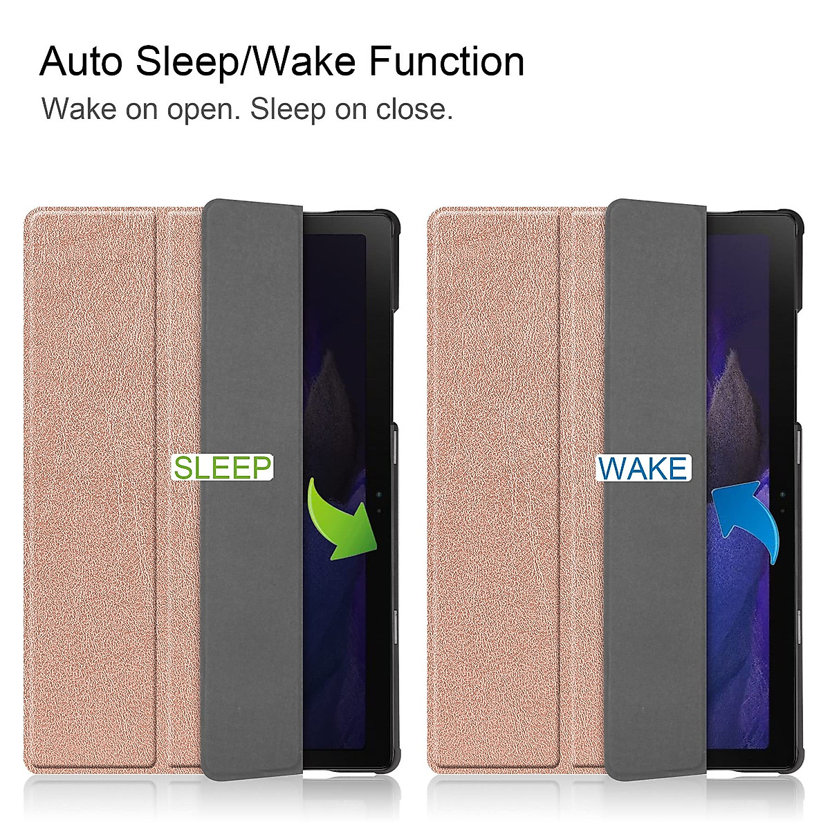Tablet PC Case Case Compatible with Samsung Galaxy Tab A8 10.5 inch 2021 (SM-X200/X205) Tri-Fold Smart Tablet Case,Slim Case Multi- Viewing Angles Stand Hard Shell Folio Case Cover Auto Sleep/Wake Tab