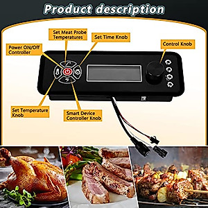 9904190036 Grill Controller Compatible with Masterbuilt Gravity Series 560 Digital Charcoal Grill and Smokers, Replacement for Digital Control Panel Part number MB20040220, MB20041020