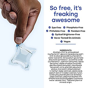 Dropps Active Wash Laundry Detergent Pods: Unscented | 24 Count | HE Compatible + All Washers | Cold Wash + All Temperatures | Sport Detergent | Low Waste Packaging