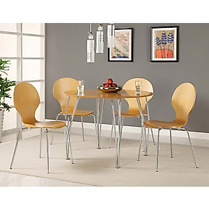 DHP Bentwood Round Dining Table Top.Legs sold seperately, Natural Finish, Medium