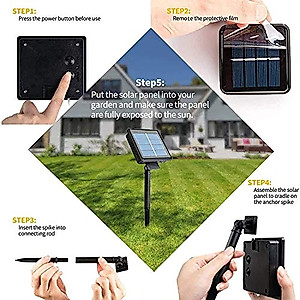 SNOMYRS Solar String Light Outdoor 21 Ft 30 Led Water Drop Solar Powered Lights with 8 Modes Waterproof Crystal Lights for Patio Garden Yard Tree Wedding Party Home Porch Decor (Warm White)