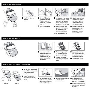 7AM Enfant Carseat & Stroller Footmuff - Weatherproof Polar Igloo Winter Stroller Blanket, Universal Toddler Footmuff for Car Seat & Stroller, Multi-use Baby Bunting Bag | (Oxford Blue, Medium)