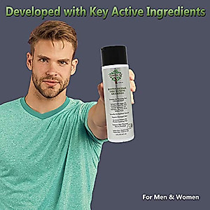 MOUNTAIN TOP Biotin Herbal Thickening Shampoo (8oz / 273ml) with Argan Oil, Pumpkin Seed Oil, Red Korean Seaweed, Saw Palmetto, Tea Tree Oil & Willow Bark, Sulfate Free, All Hair Types, Men and Women