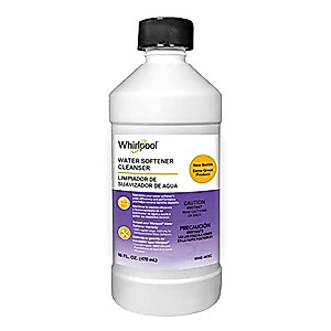Whirlpool WHELJ1 Central Water Filtration System, White & 12062002229 WHEWSC Water Softening Cleanser 16oz