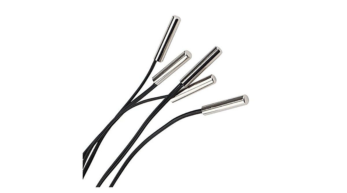 DROK 10K Waterproof Temperature Sensor Probe - 5pcs