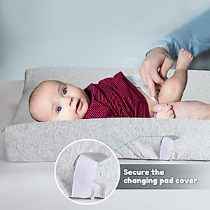 6 Pieces Baby Changing Pad Cover Soft Cotton Diaper Changing Table Sheets for Baby Boys Girls for Most Baby Changing Pads, 32'' x 16"