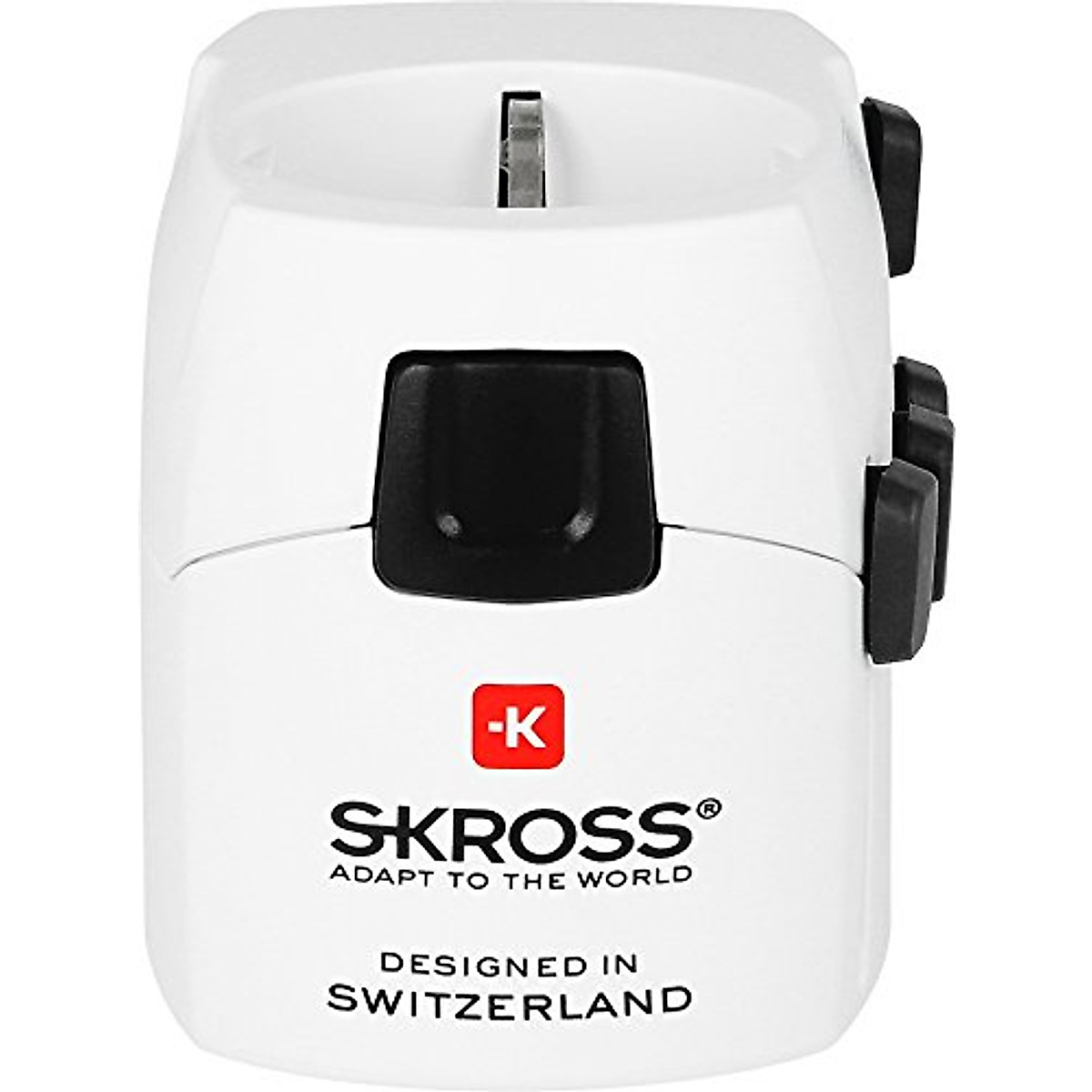 Skross Pro-World & USB Travel Adaptor, White