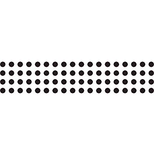 StickerTalk Black Camera Dots Webcam Covers, 1 Sheet of 68 Stickers, 125 inch Diameter Each
