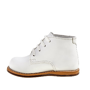 Josmo baby girls Unisex Walking First Walker Shoe, White, 3 Infant US