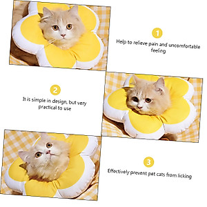 DOITOOL Collar Tarpaulin Headgear The Flowers