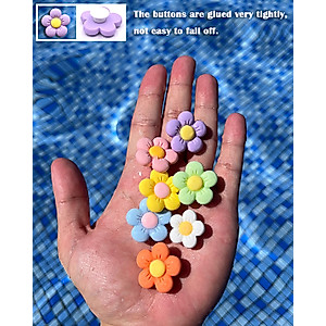 YUNFIRE 14Pcs Flower Shoe Charms, Cute Design for Shoes Decoration, Pets and Animal Shoe Charm for Boys and Girls (flower)