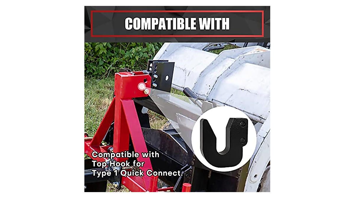 VIAGL Cat 1 Quick Hitch Top Hook - Durable & Easy Install