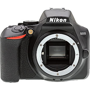Nikon Intl D3500 DSLR Camera Bundle with 18-55mm VR Lens - Built-in Wi-Fi-24.2 MP CMOS Sensor -EXPEED 4 Image Processor and Full HD Videos - 32GB Memory(17pcs) (Renewed)