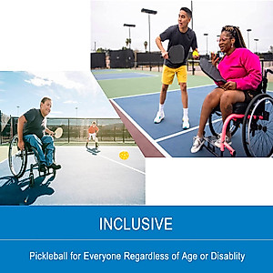 QOGIR Pickleball Ball Retriever 3 Pack, Easy Pickleball Ball Accessory to Pick Up Pickleball Balls without Bending Over, Attaches to Pickleball Paddle Bottom, Fits Any Pickleball Paddles, Black