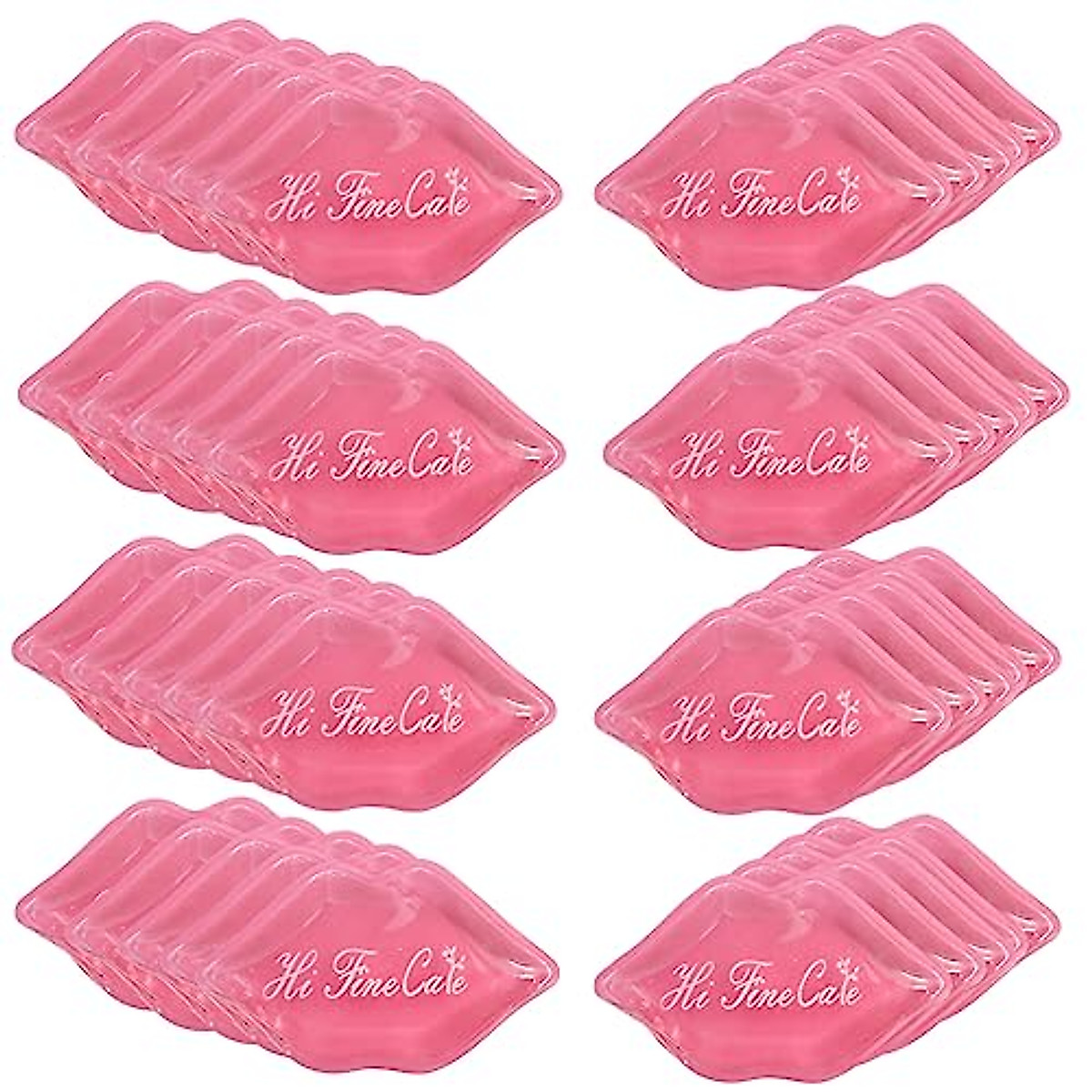 Ice Pack for Lip Filler, Lip Ice Pack Bulk Small Ice Pack for Mouth, Injections, Injuries, Bruises (Pink (40 Count))