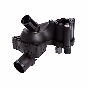 BOXI 902-860 Thermostat Housing Kit Assembly with Sensor Fits for Ford Explorer & Mercury Mountaineer 2002 2003 2004 2005 2006 2007 2008 2009 2010 (V6 4.0L ONLY) OE: 2L2Z8592AA 2L2Z8592BA 2L2Z8592BB