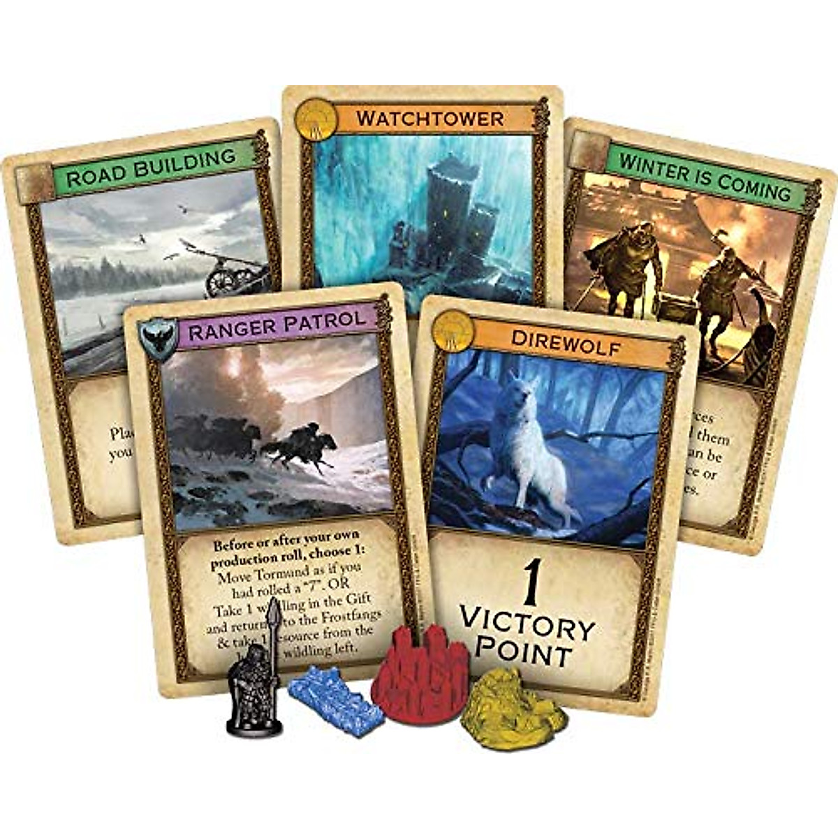 A Game of Thrones CATAN Brotherhood of the Watch Board Game - Strategy Game, Adventure Game for Kids and Adults, Ages 14+, 3-4 Players, 60-90 Minute Playtime, Made by CATAN Studio