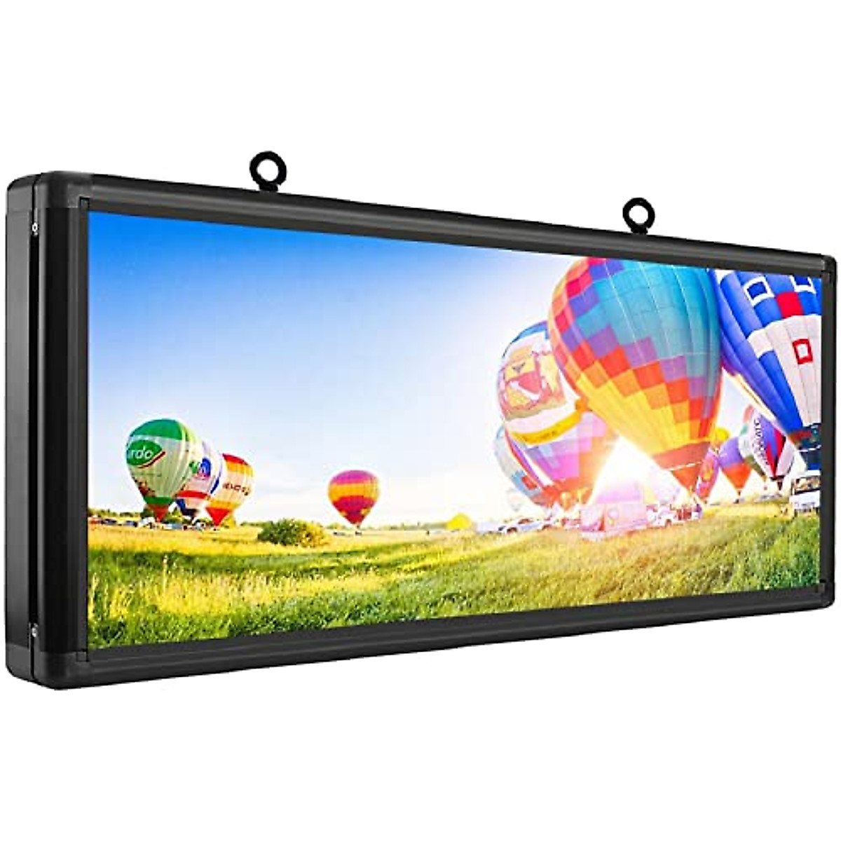 PH6 mm Outdoor LED Sign,40" x 18" Full Color Programming Support Texts, Images and Video Display.HIGH DEFINITION & HIGH BRIGHTNESS