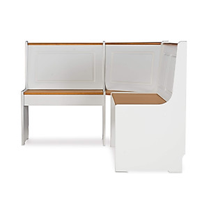 Linon Ardmore Kitchen Nook Set, White