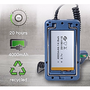 400X Magnification Fiber Optic Inspection Probe KIP-600V, Support Real-time Video Recording + Expansion of TF Card + Four UPC Tips + 3.5 inch HD LCD Display + 4,000mAh Large Battery Capacity FTTX Tool