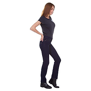 Levi's Women's 314 Shaping Straight Jeans, Darkest Sky - Dark Indigo, 31