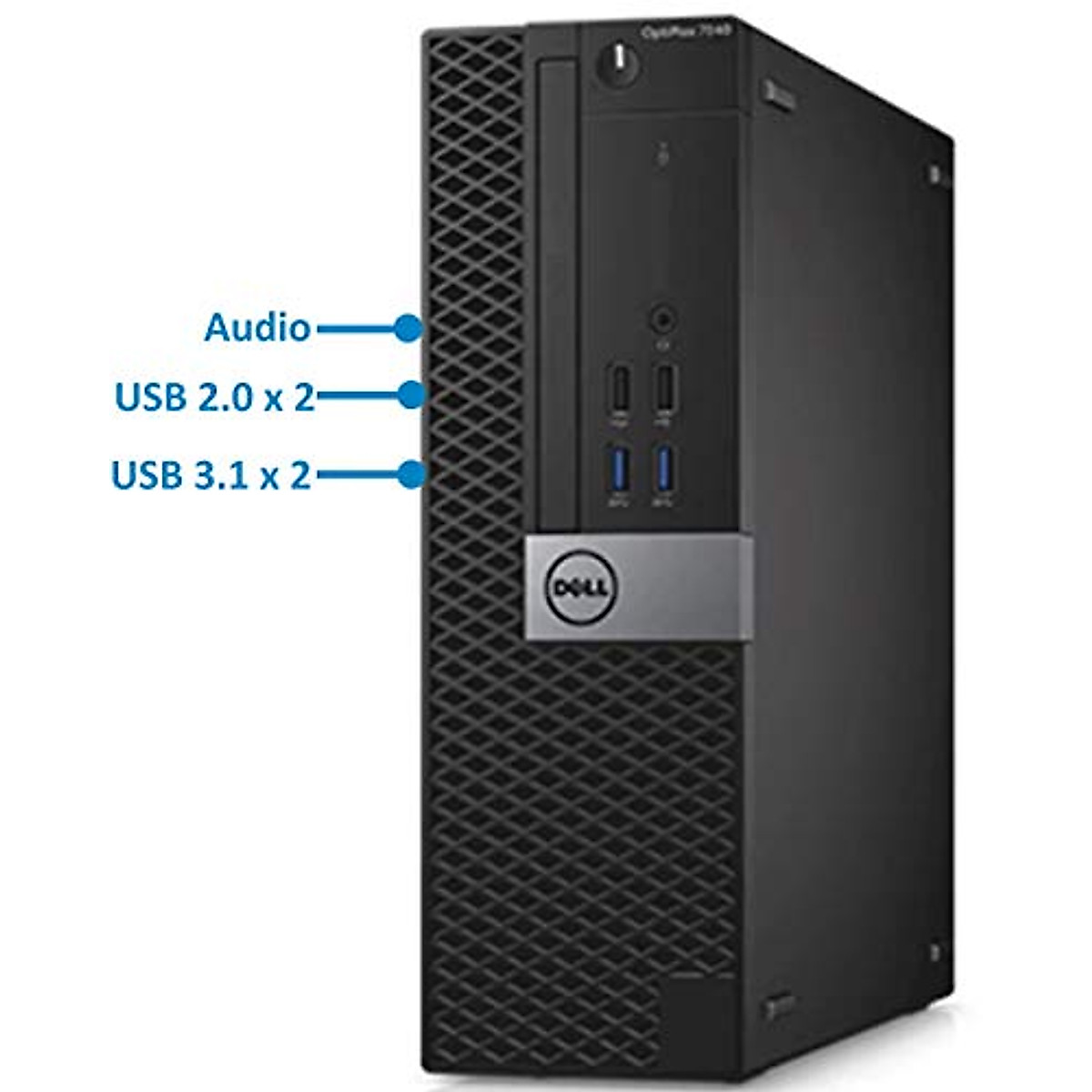 Dell Optiplex 7040 SFF Desktop PC, Intel Quad-Core i7-6700 4.0 GHz, 32GB RAM, 256GB NVMe SSD, HD Graphics 530 4K, DisplayPort, HDMI, AC Wi-Fi, Bluetooth - Windows 10 Pro (Renewed)