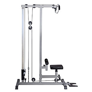 GDLF LAT Pull Down Machine Low Row Cable Fitness Exercise Body Workout Strength Training Bar Machine