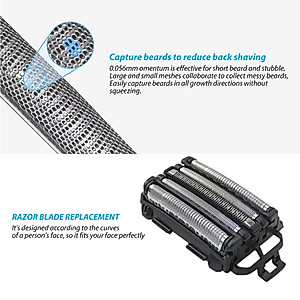 Replacement Outer Foil and Inner Blade Set for Panasonic Shaver WES9032P fit for ARC5 5-Blade Shavers ES-LV97-K, ES-LV67-K, ES-LV95-S, ES-LV65-S