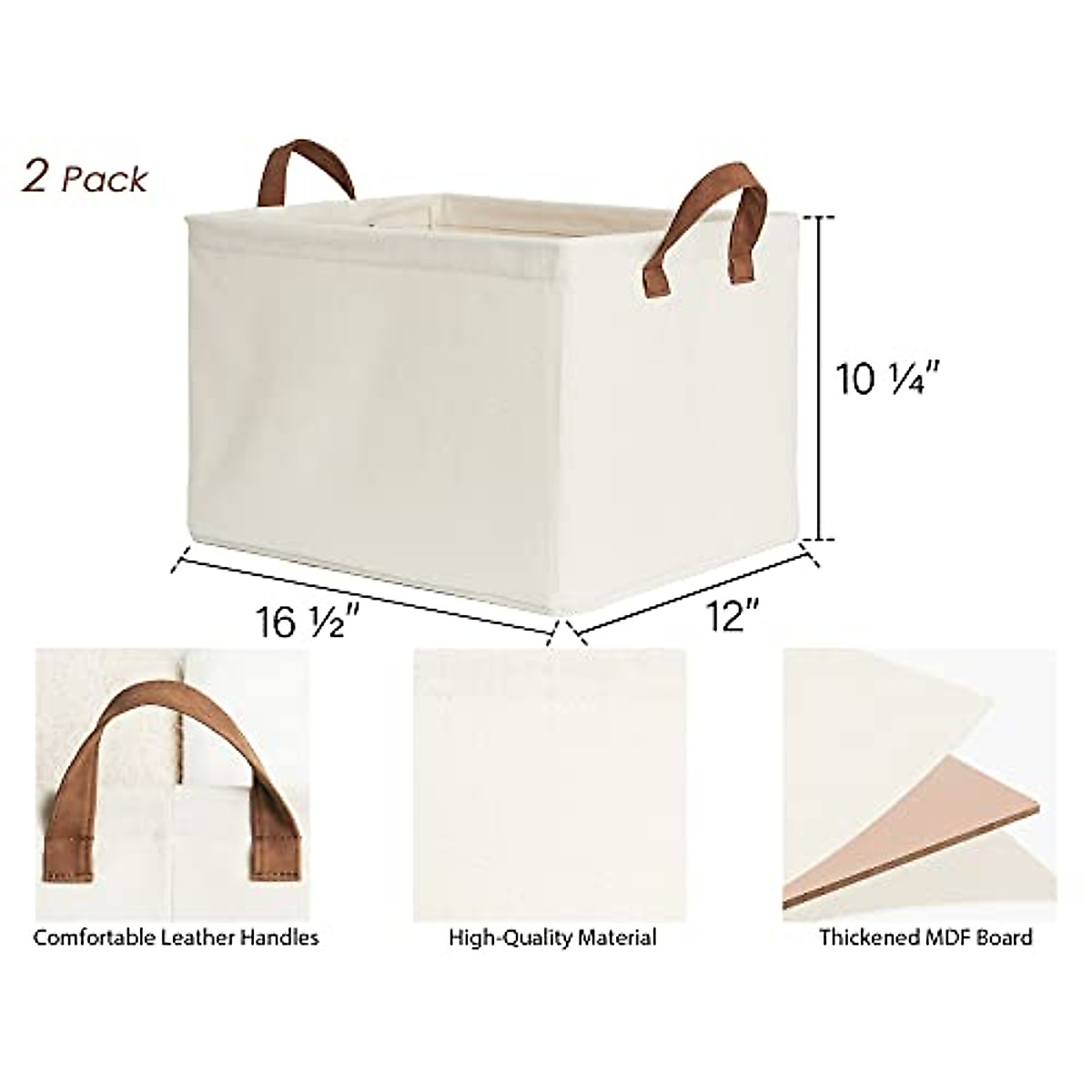 StorageWorks Underbed Storage Box Metal Storage Baskets For Shelves With Frame