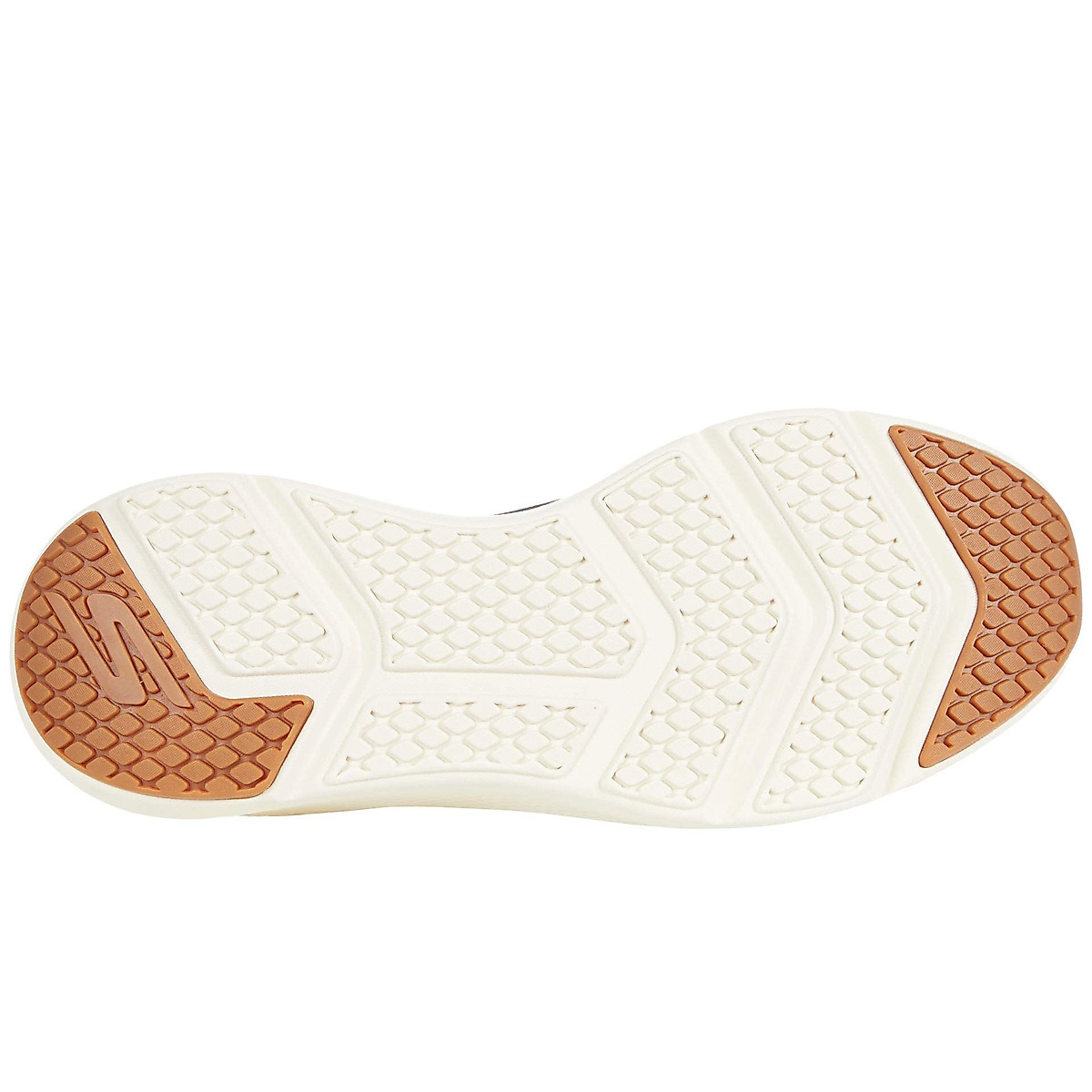 Skechers mens Gorun Elevate - Slip on Performance Athletic & Walking Running Shoe, Black/White, 11.5 US