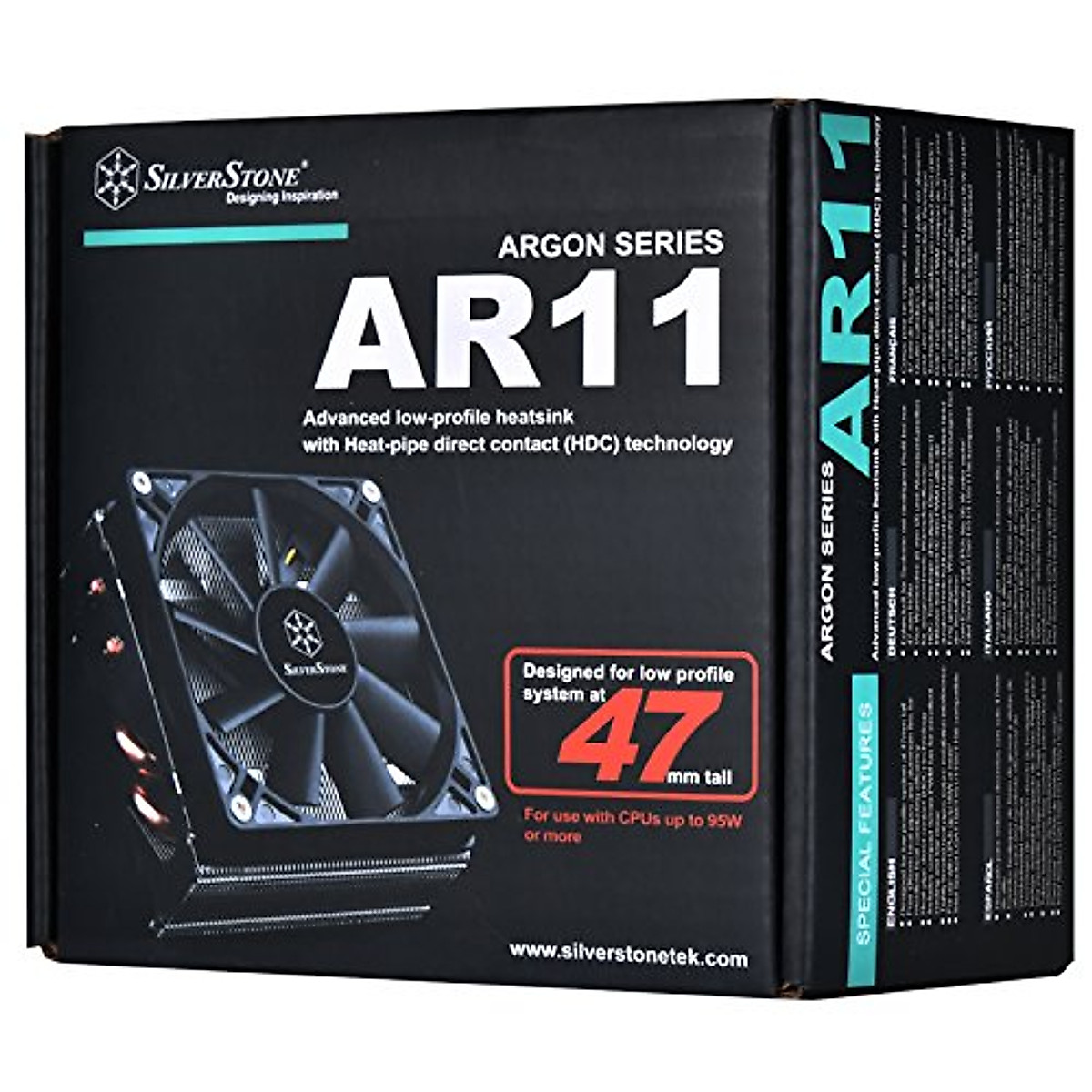 Silverstone Argon Series (AR11-USA) Intel Socket LGA1150/1151/1155/1156 Compatible