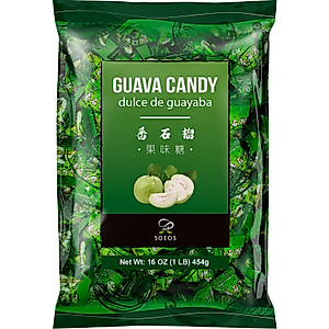 Soeos Guava Candy, Classic Series Chinese Guava Hard Candy, 16 oz (Pack of 1)