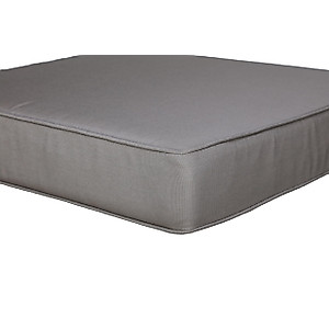 UIXE Outdoor Deep Seat Cushion Set with Sunbrella Slipcovers, Patio Furniture Cushions & Back Pad, Water-Resistant Outdoor Cushion Covers Backyard Sectional Sofa Cushions for Bistro Chair - Coffee