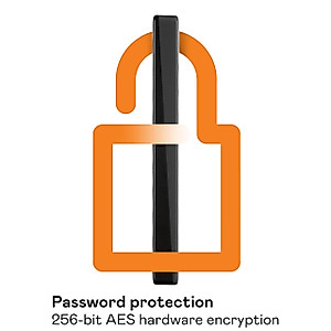 Western Digital 2TB My Passport Portable External Hard Drive with backup software and password protection, Black - WDBYVG0020BBK-WESN