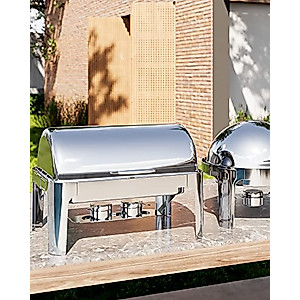 RIEDHOFF RE-NT-1/1+2 Chafing Dish, Full size pan& Hall-size pans, Rectangular