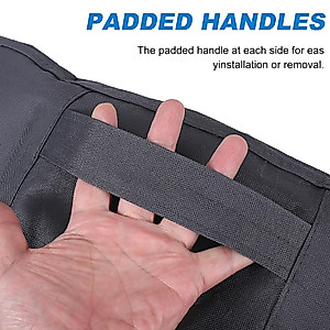 CNCZMH 70"X23" Patio Furniture Set Covers Waterproof For Outdoor Round Table And Chairs, 600d Oxford Fabric Heavy Duty Extra Large Covering For Outside Furniture