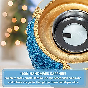 Concrete Tabletop Fire Pit Bowl - Smores Maker Tabletop Indoor Fire Pit Table Top Firepit Mini Fire Pit Smokeless Fire Pit Alcohol Fire Pit Tabletop Portable Fire Pit Mini Fire Pit House Warming Gift…