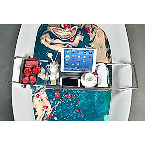 ToiletTree Products Aluminum Bathtub Caddy Tray