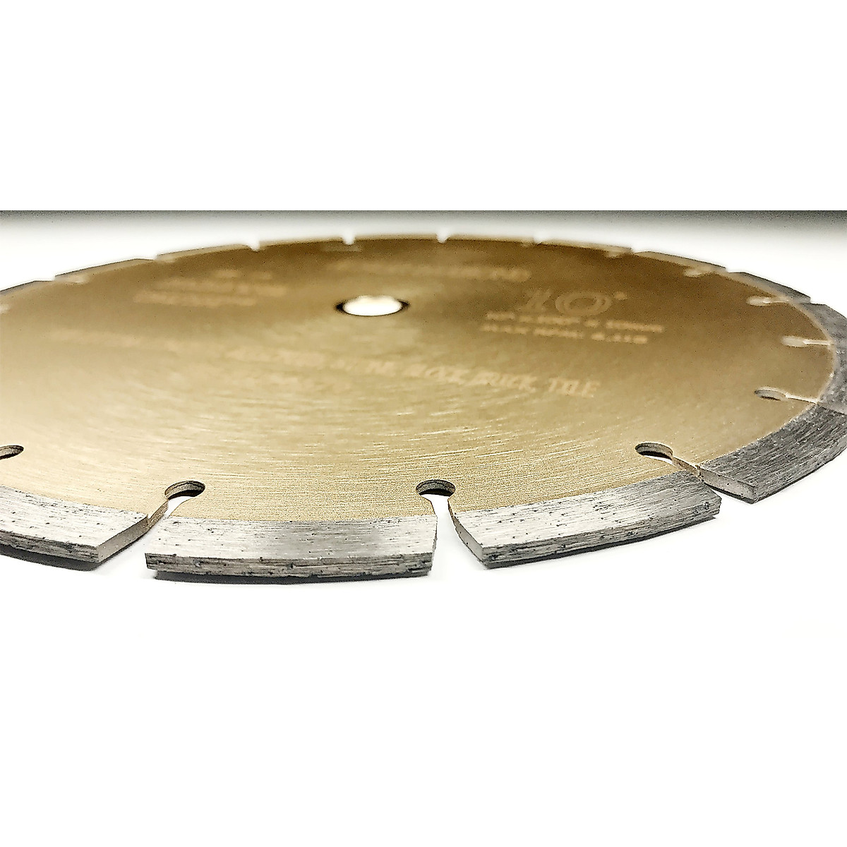 10 inch ALSKAR DIAMOND Dry or Wet Cutting General Purpose Power Saw Segmented Diamond Blades for Concrete Stone Brick Masonry (10")