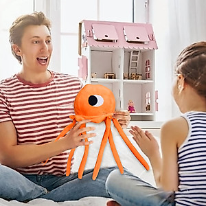 SMEARUS Garten of Banban, 11.8" Garten of Ban Ban Plush Monster Horror Game Garden of Ban Ban Plushies, Birthday Party Favors Gifts (Orange)